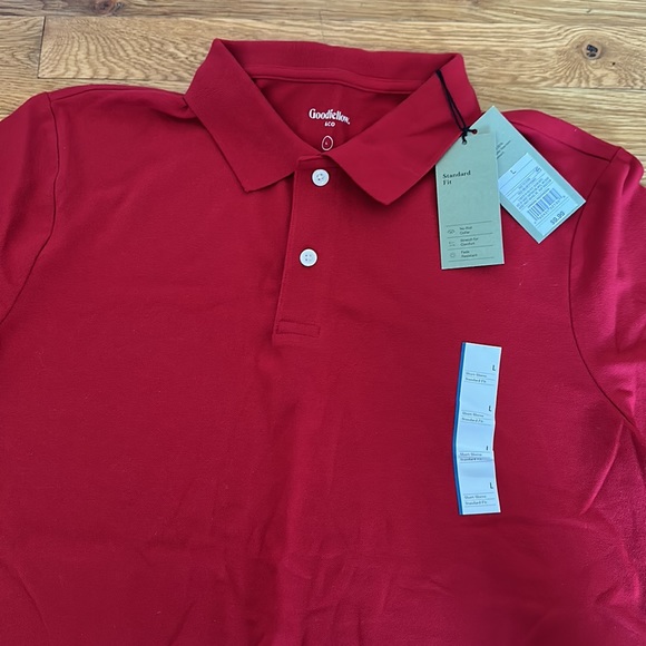 Goodfellow & Co | Shirts | Nwt Goodfellow Co Standard Fit Red Polo ...